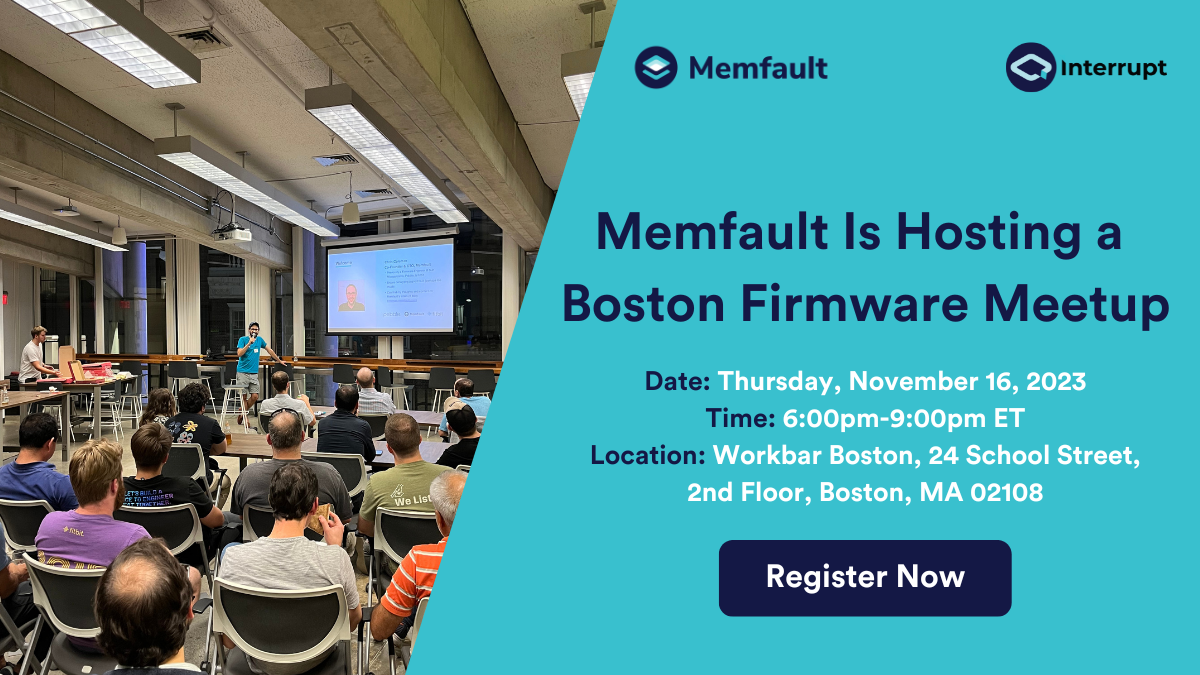 Boston Firmware Meetup Q4-2023